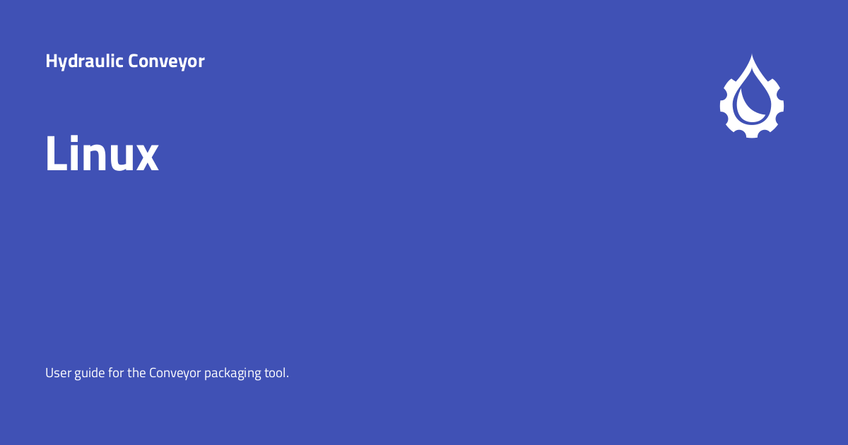 Linux - Hydraulic Conveyor