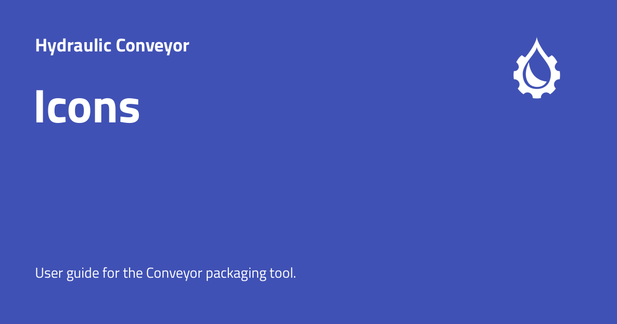 Icons - Hydraulic Conveyor