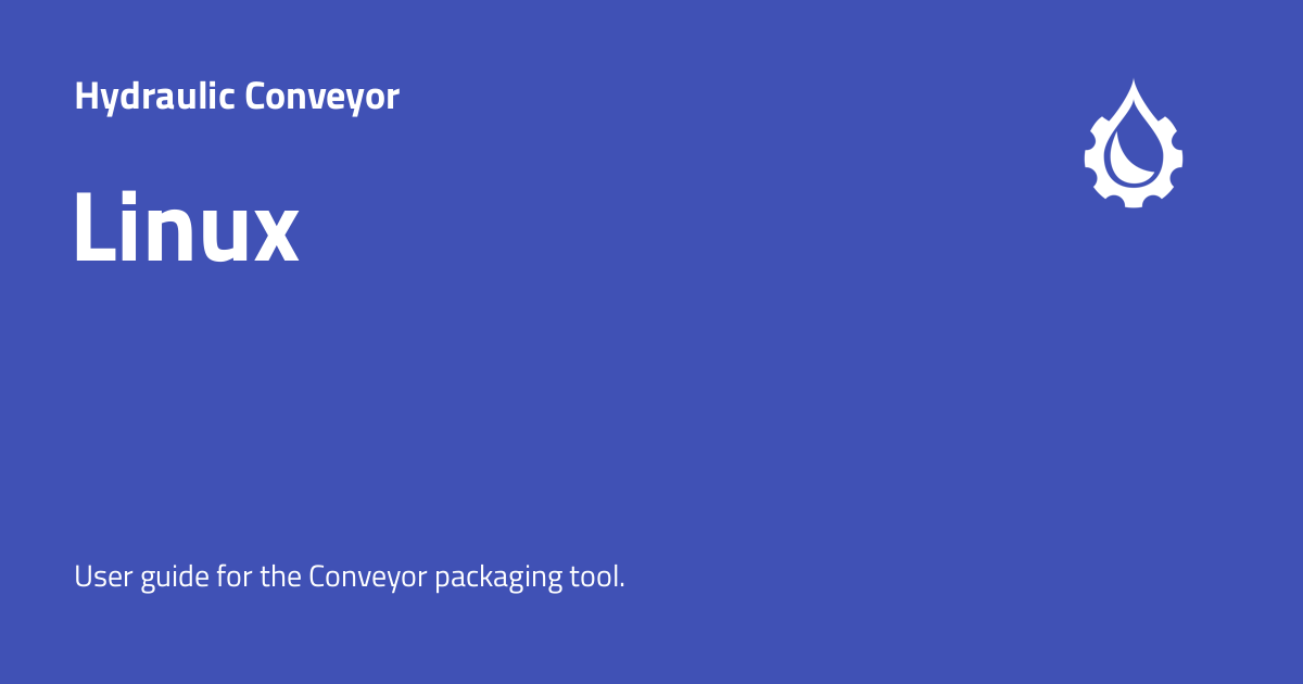 Linux - Hydraulic Conveyor